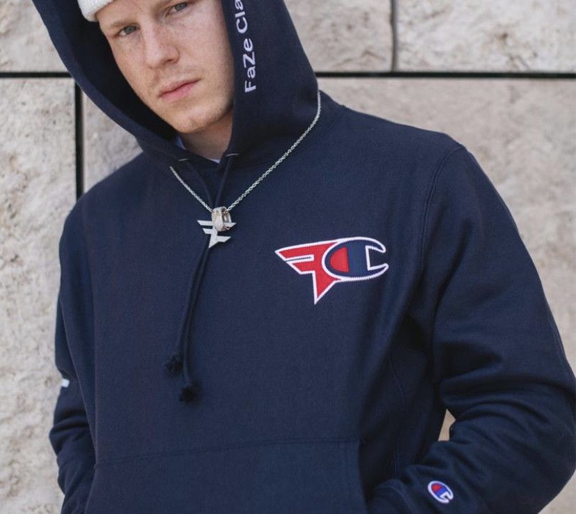 Champion × FaZe FaZe Clan x Champion Hoodie | Grailed
