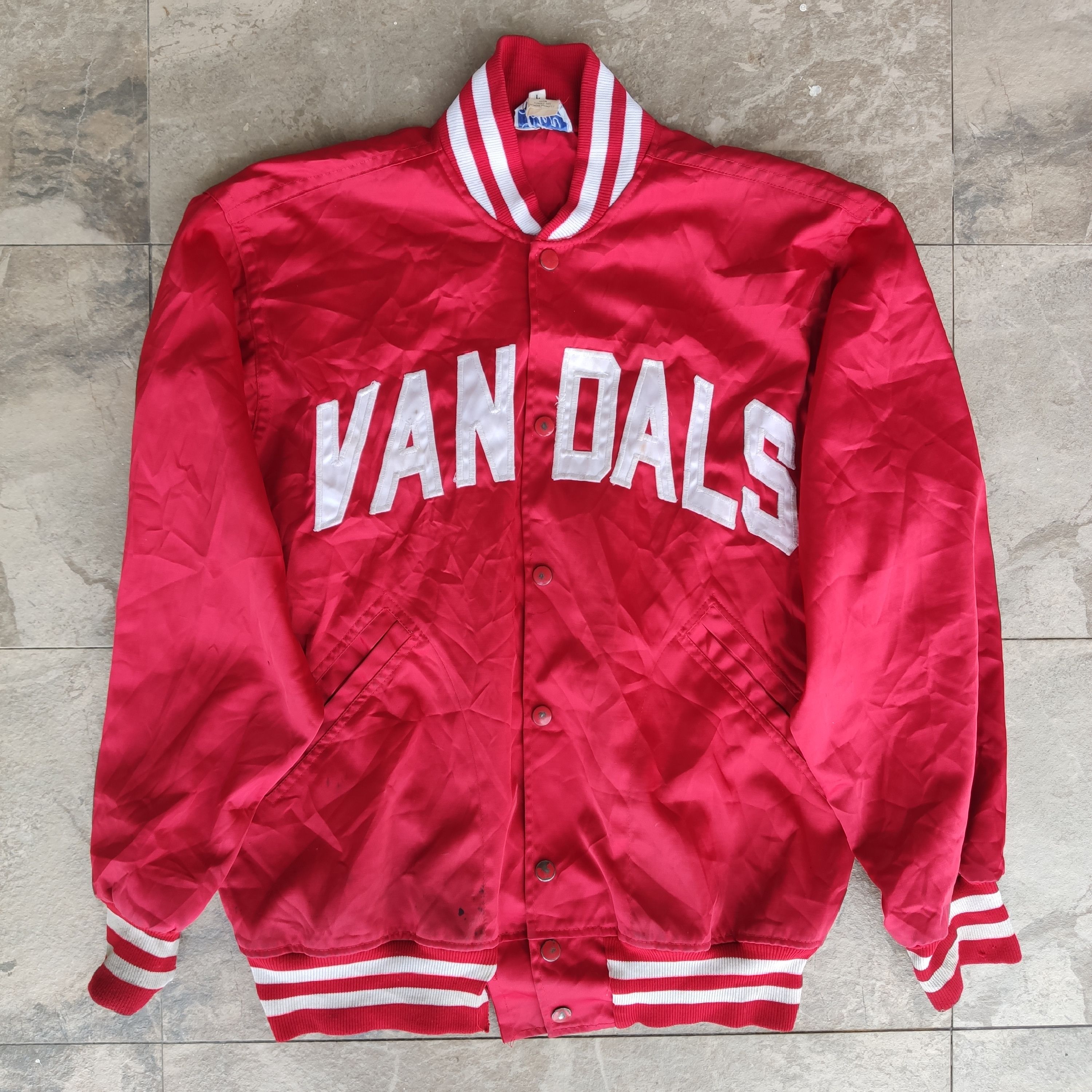Oldvarsity/Stadium × Very Rare × Vintage VINTAGE 80S VANDALS VARSITY ...