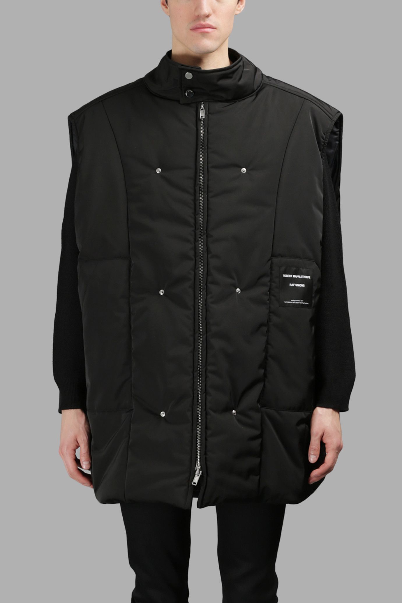Raf Simons RAF SIMONS SS17 Robert Mapplethorpe Oversized Body Warmer ...