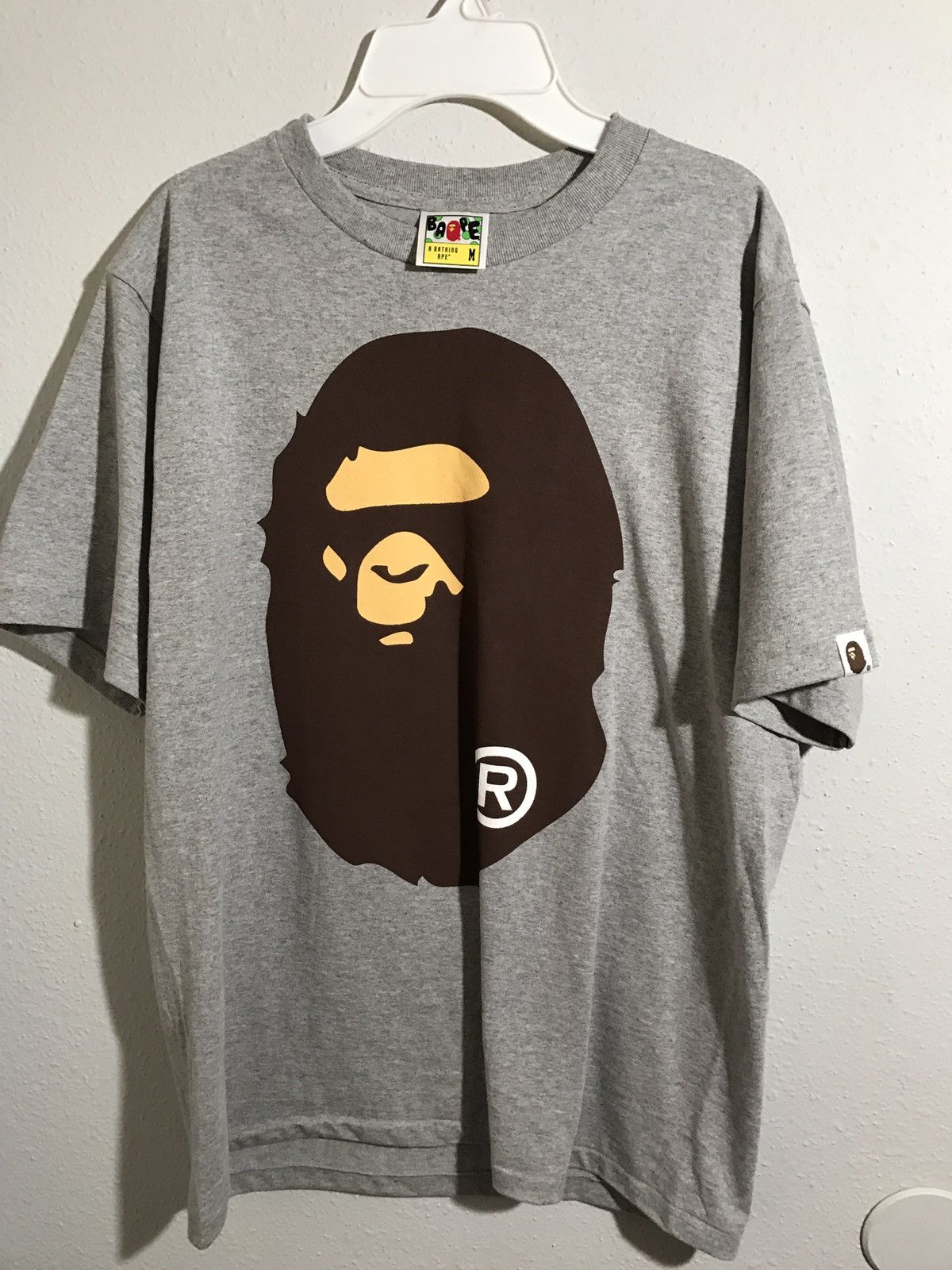 Bape Bape Head Front And Back Tshirt | Grailed