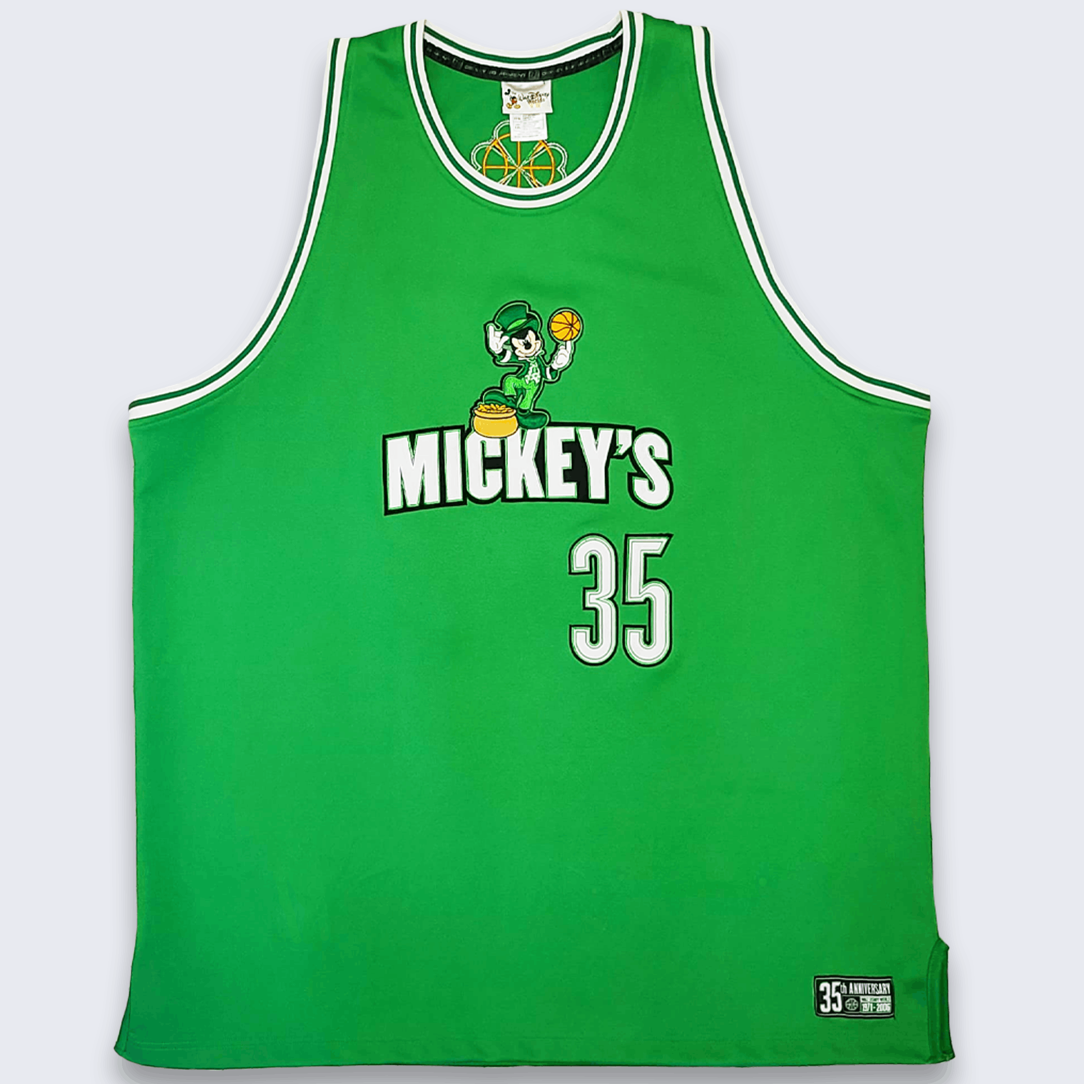 Disney × Vintage Mickey Mouse Vintage Celtics Irish Disney Basketball ...
