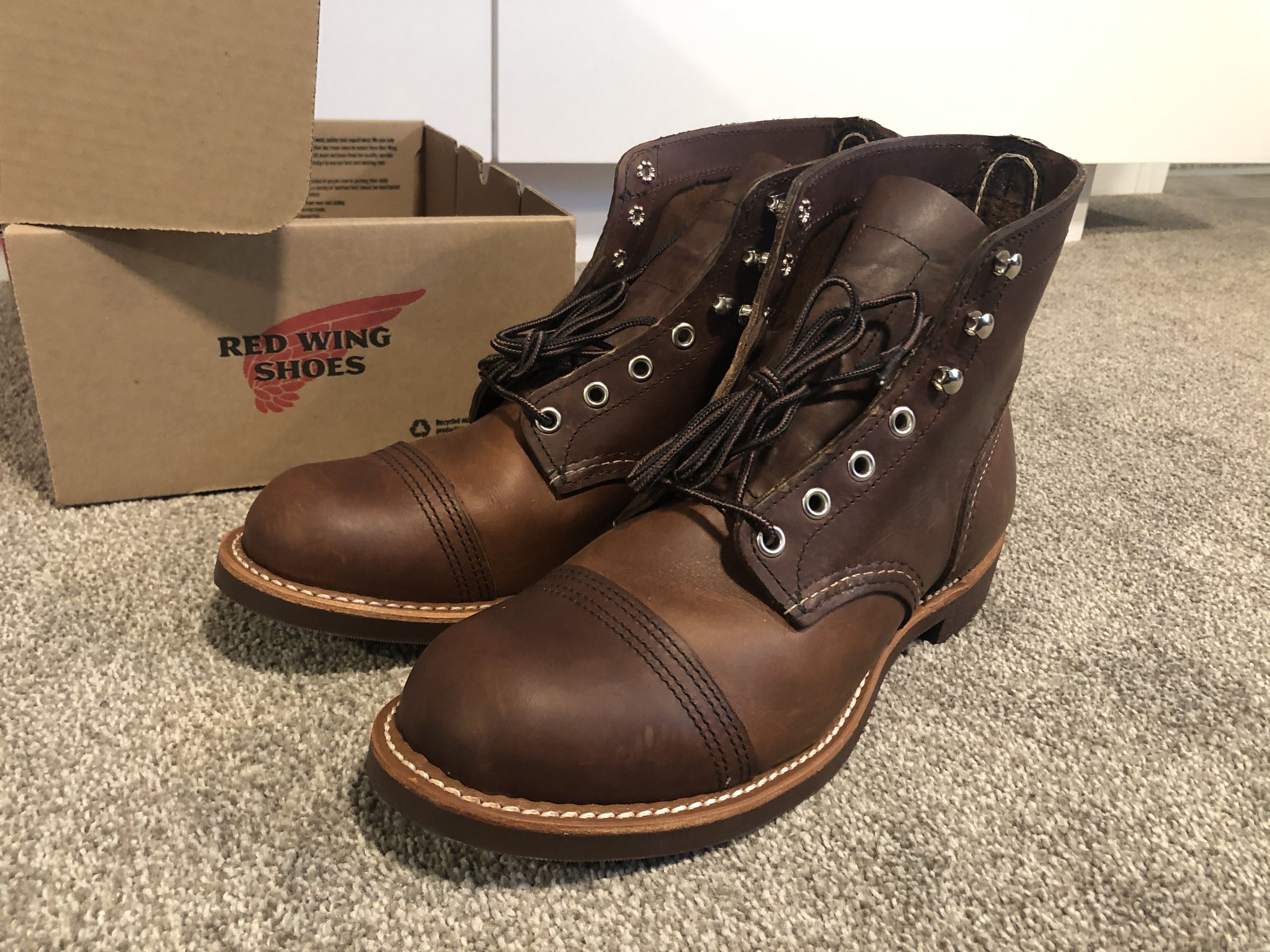 Red Wing Red Wing Heritage 8111 Iron Ranger in Amber Harness | Grailed