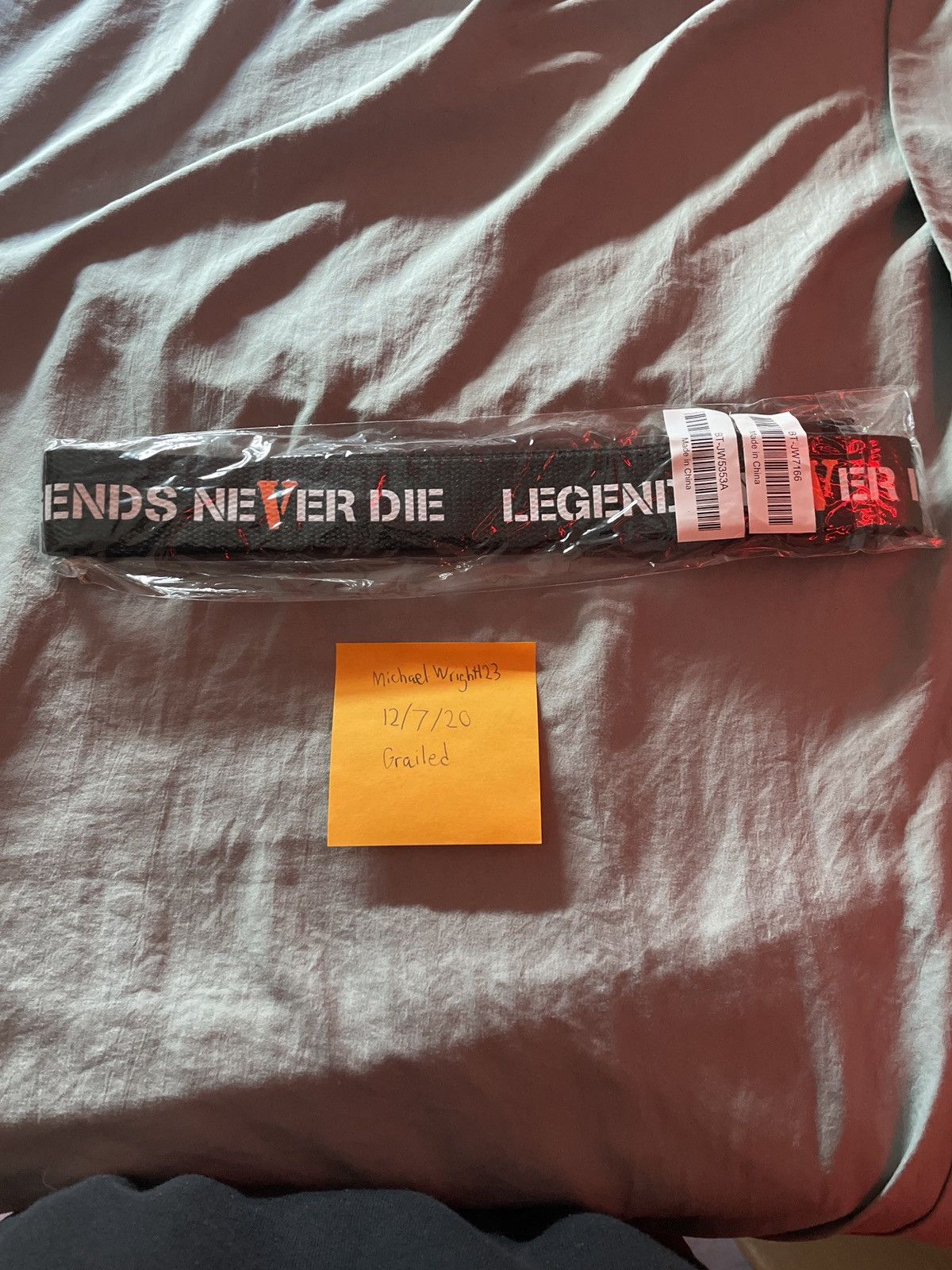 999 Club × Vlone Vlone x Juice WRLD Legends Never Die Belt | Grailed