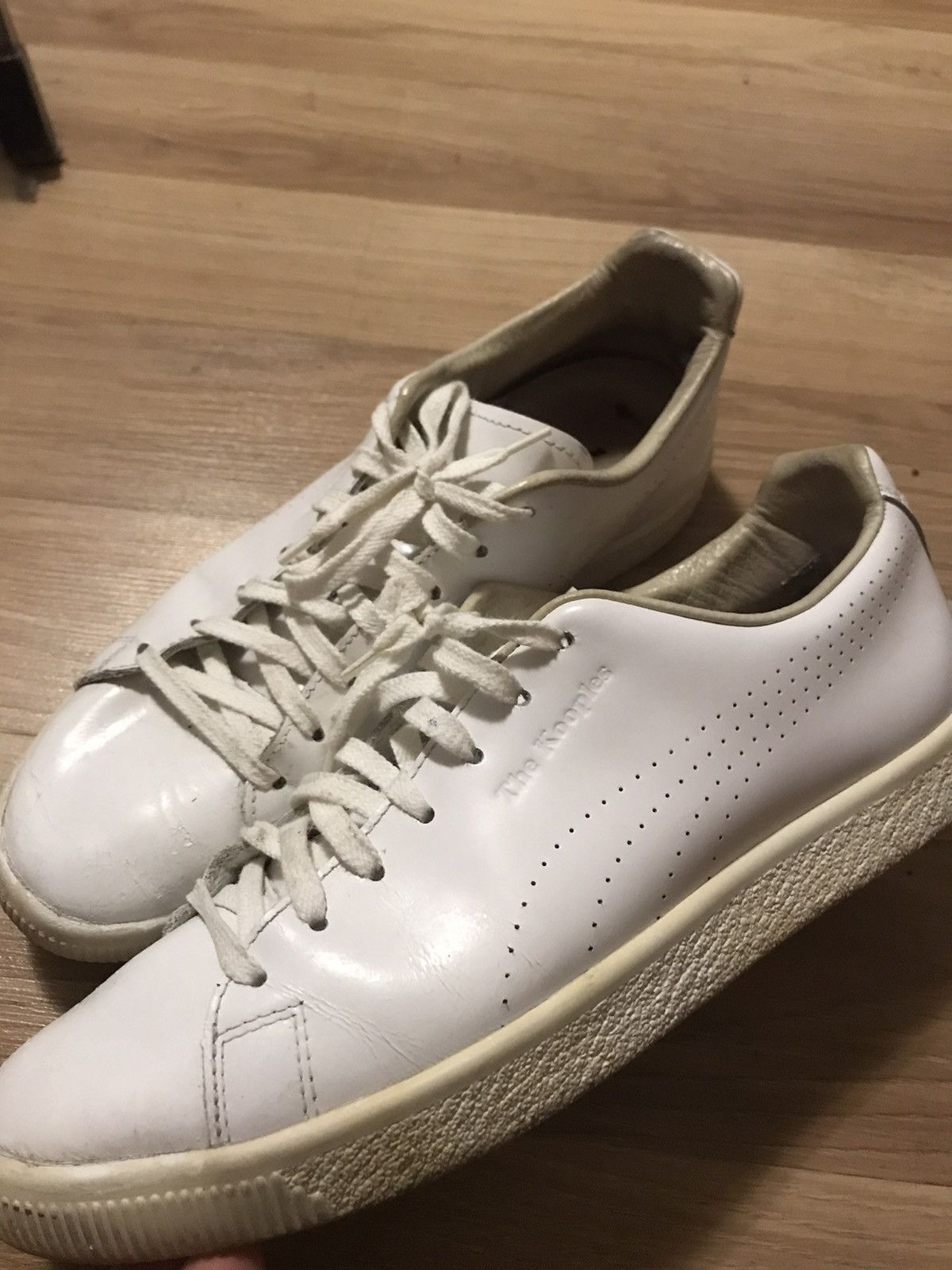 The Kooples The Kooples x PUMA Clyde White sneakers | Grailed