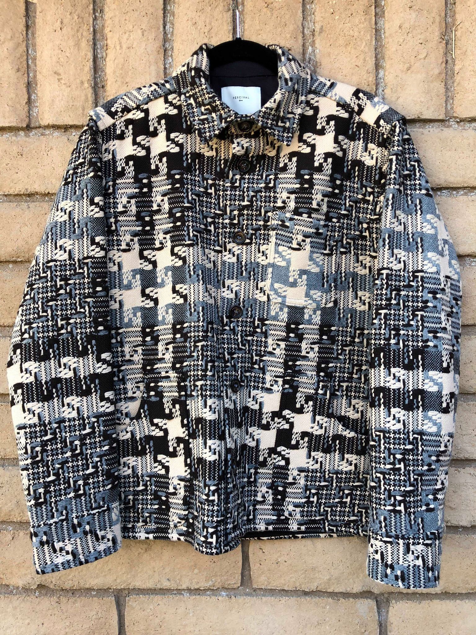 Percival Korubo Weave Blanket Overshirt | Grailed