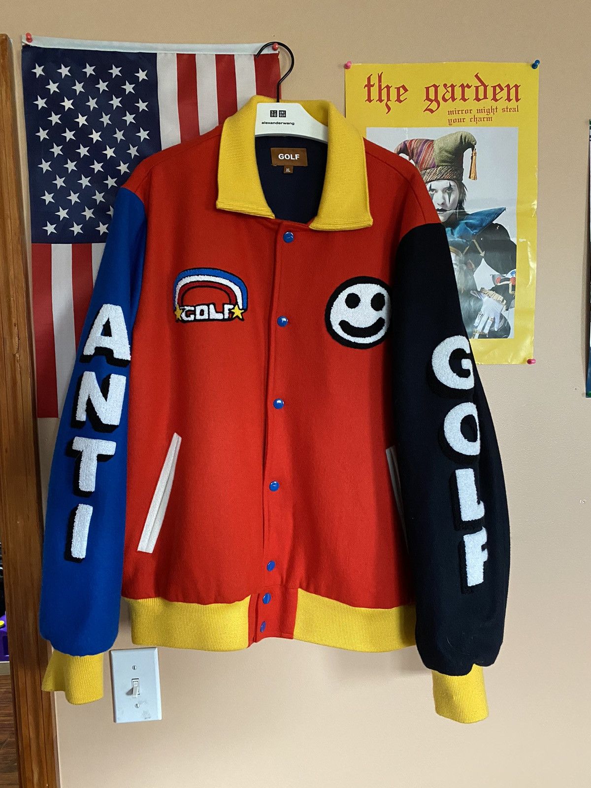 Golf Wang Golf wang anti golf varsity jacket | Grailed