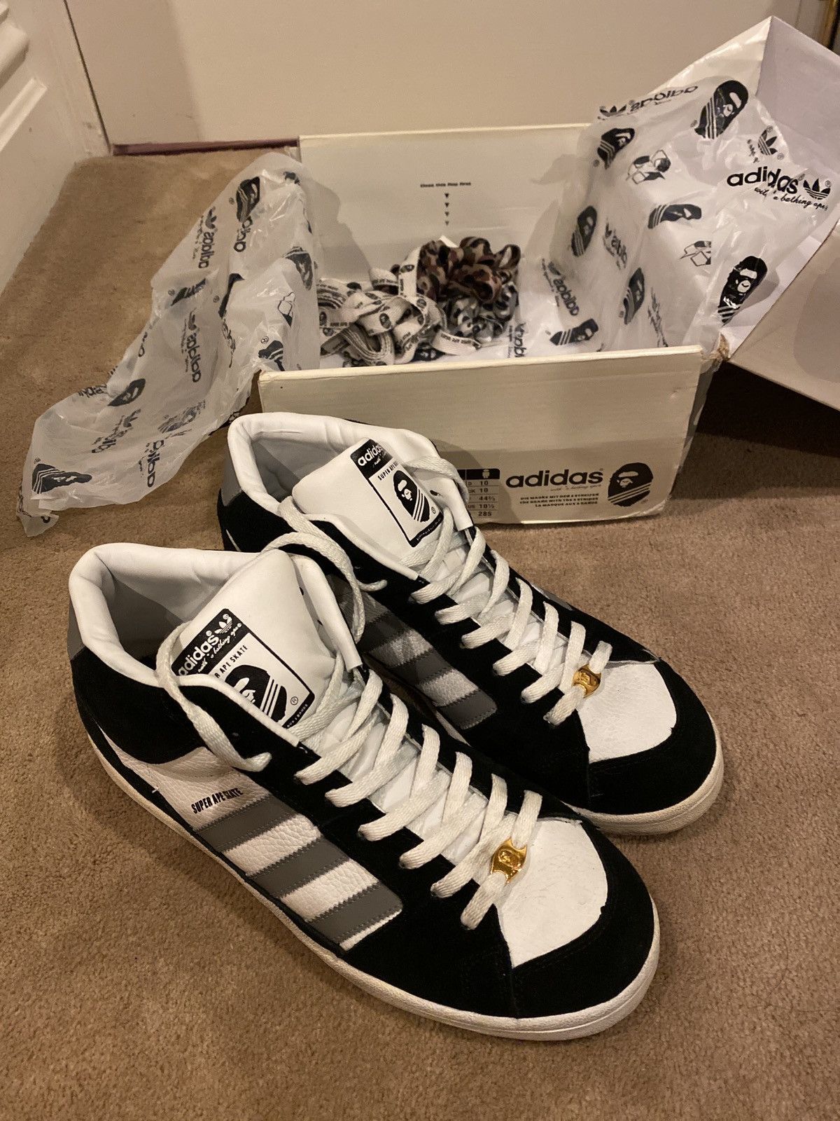 Adidas × Bape Bape Adidas Super Ape Skate Size 10 | Grailed