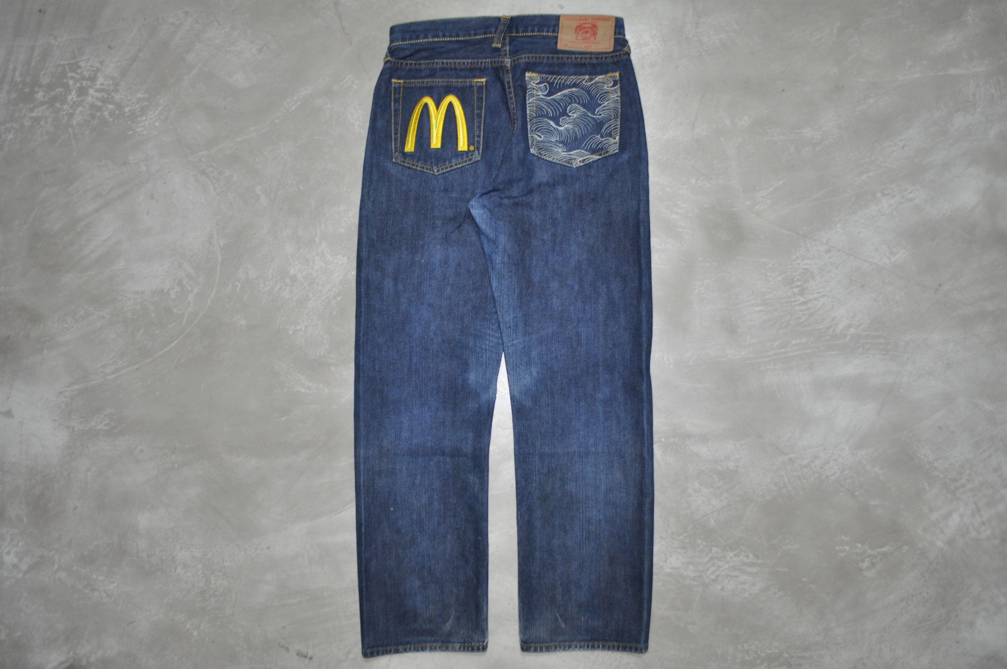 Travis Scott RMC - 1000 Fit - Mcdonalds Staff Uniform Denim Pants | Grailed