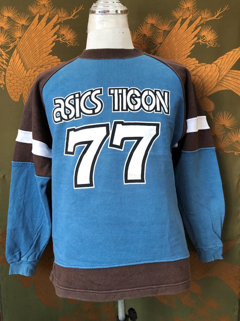 Asics × Streetwear × Vintage japanese 80s Asics Tigon big logo (code:SY ...