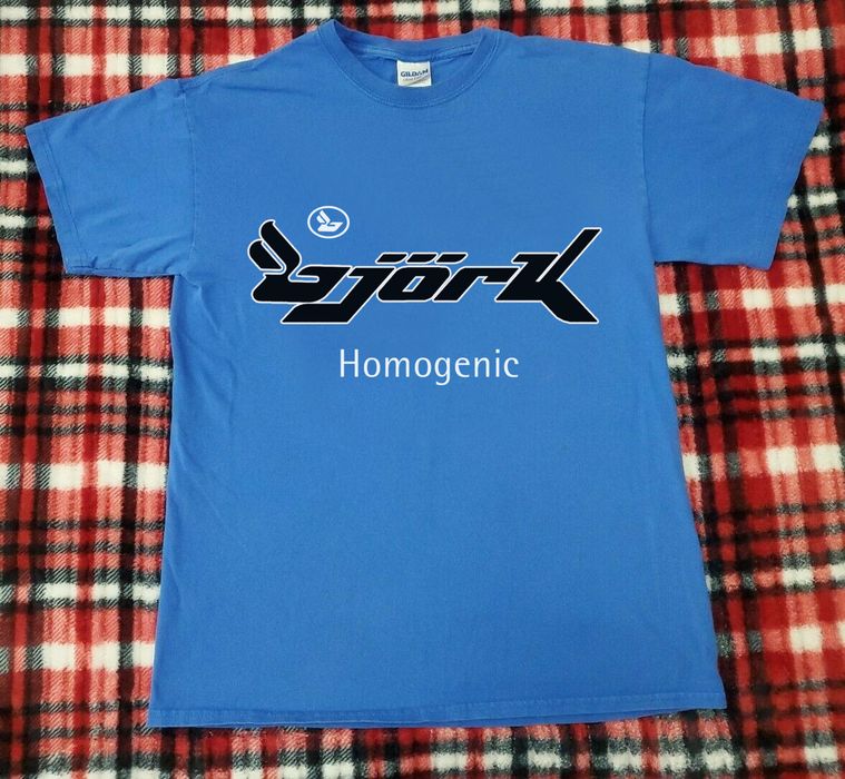 Japanese Brand Björk Homogenic Blue T Shirt | Grailed