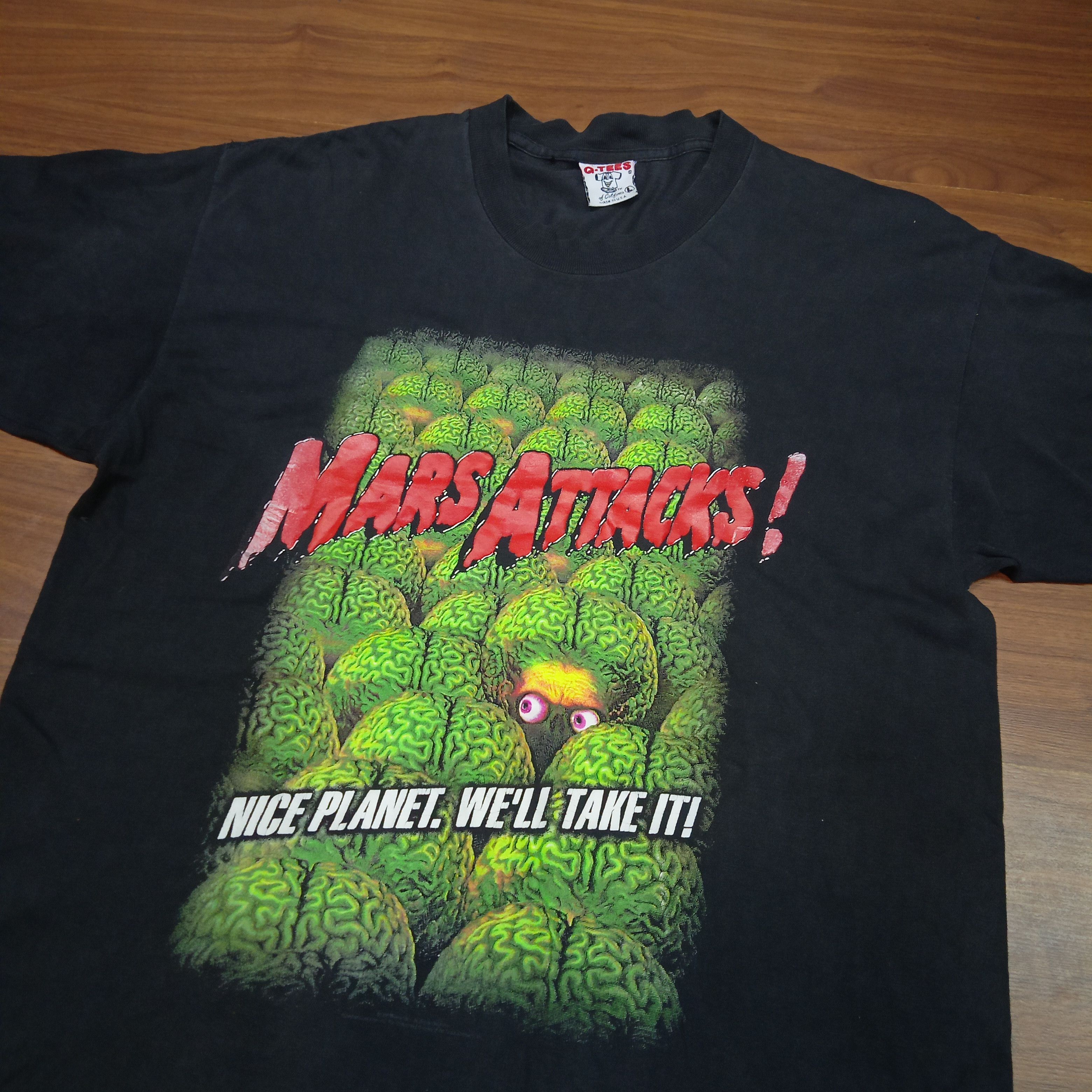 Movie × Vintage Mars Attacks T-shirt Rare Vintage Movie Tee | Grailed