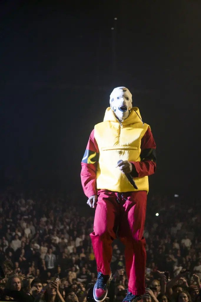 AWGE × Asap Rocky FINAL DROP AWGE x ASAP ROCKY CRASH TEST DUMMY MASK ...