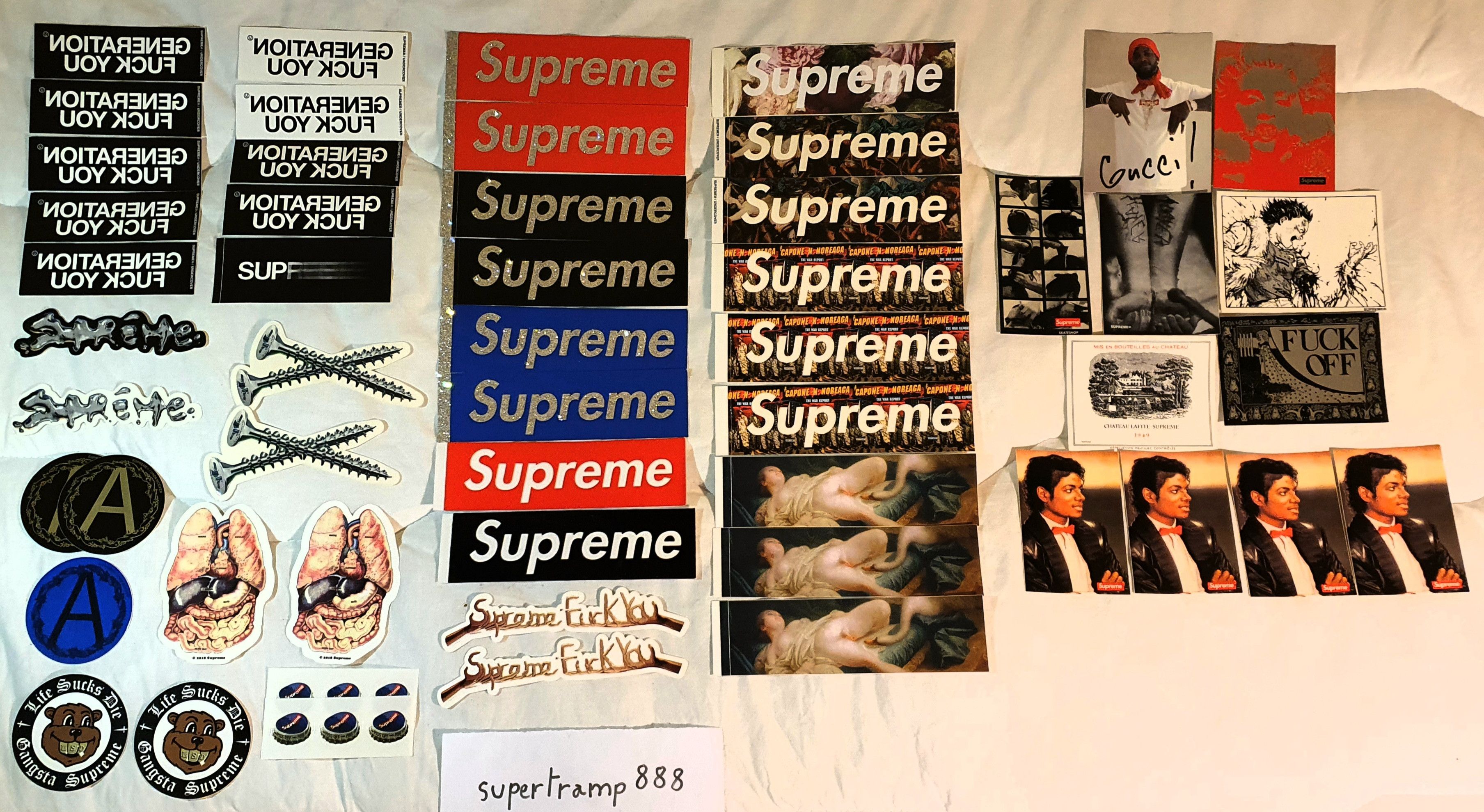 Supreme Supreme Stickers Collection for sale! | Grailed