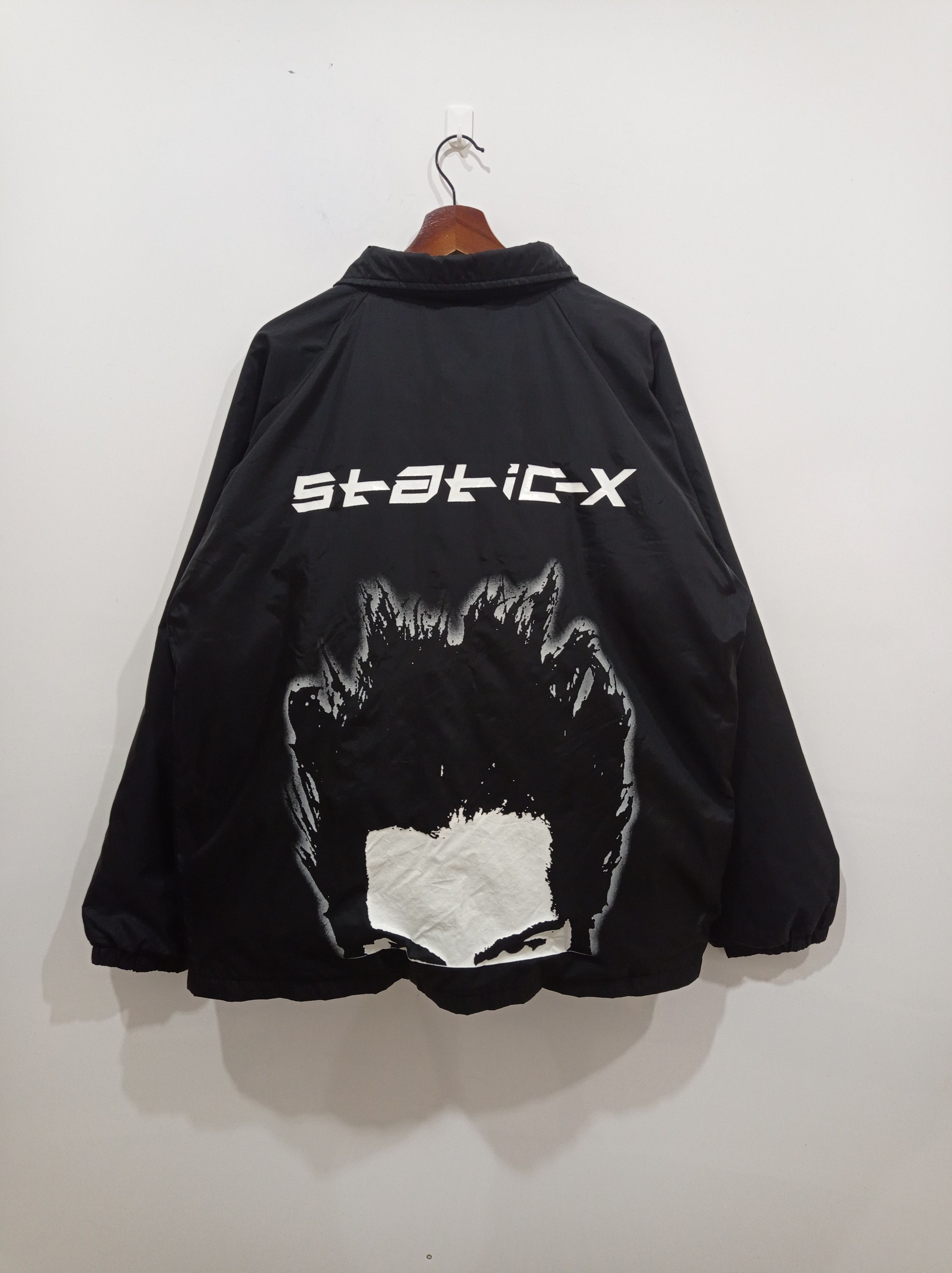 Band Tees × Vintage rare 90s static x band jacket | Grailed