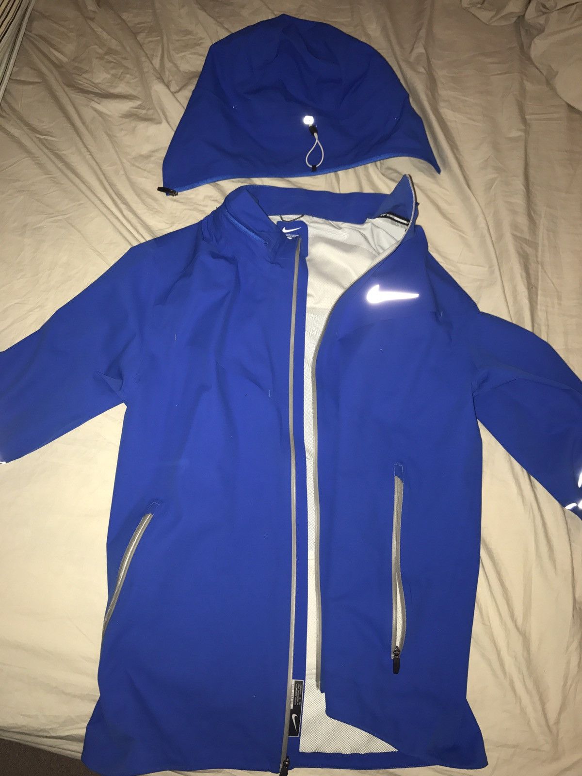 Nike bright blue 3m track jacket | Grailed