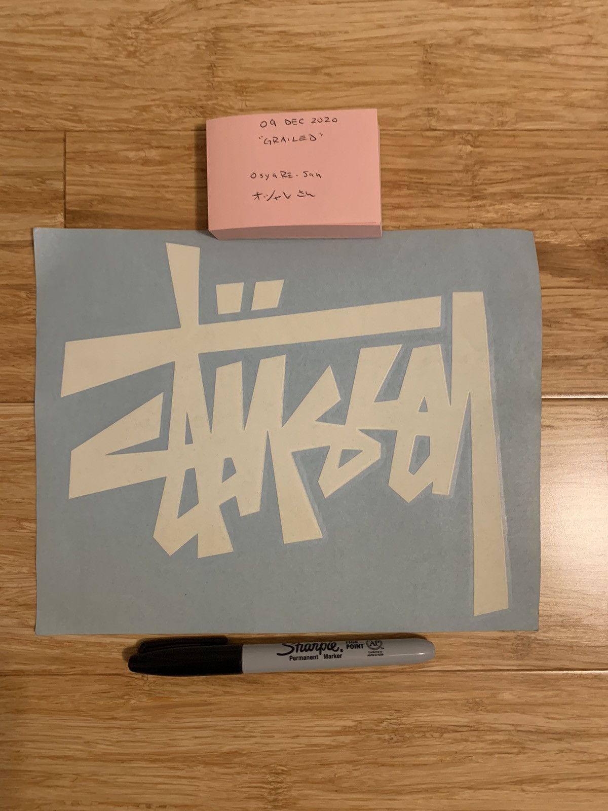 Stussy Stussy Logo Vinyl Sticker/ Decal | Grailed