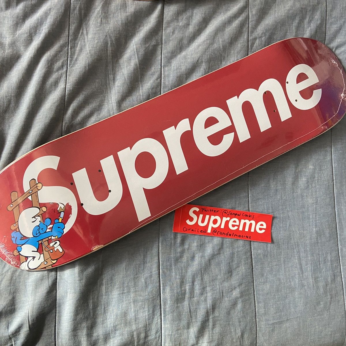 Supreme Supreme x Smurfs Skateboard Deck | Grailed