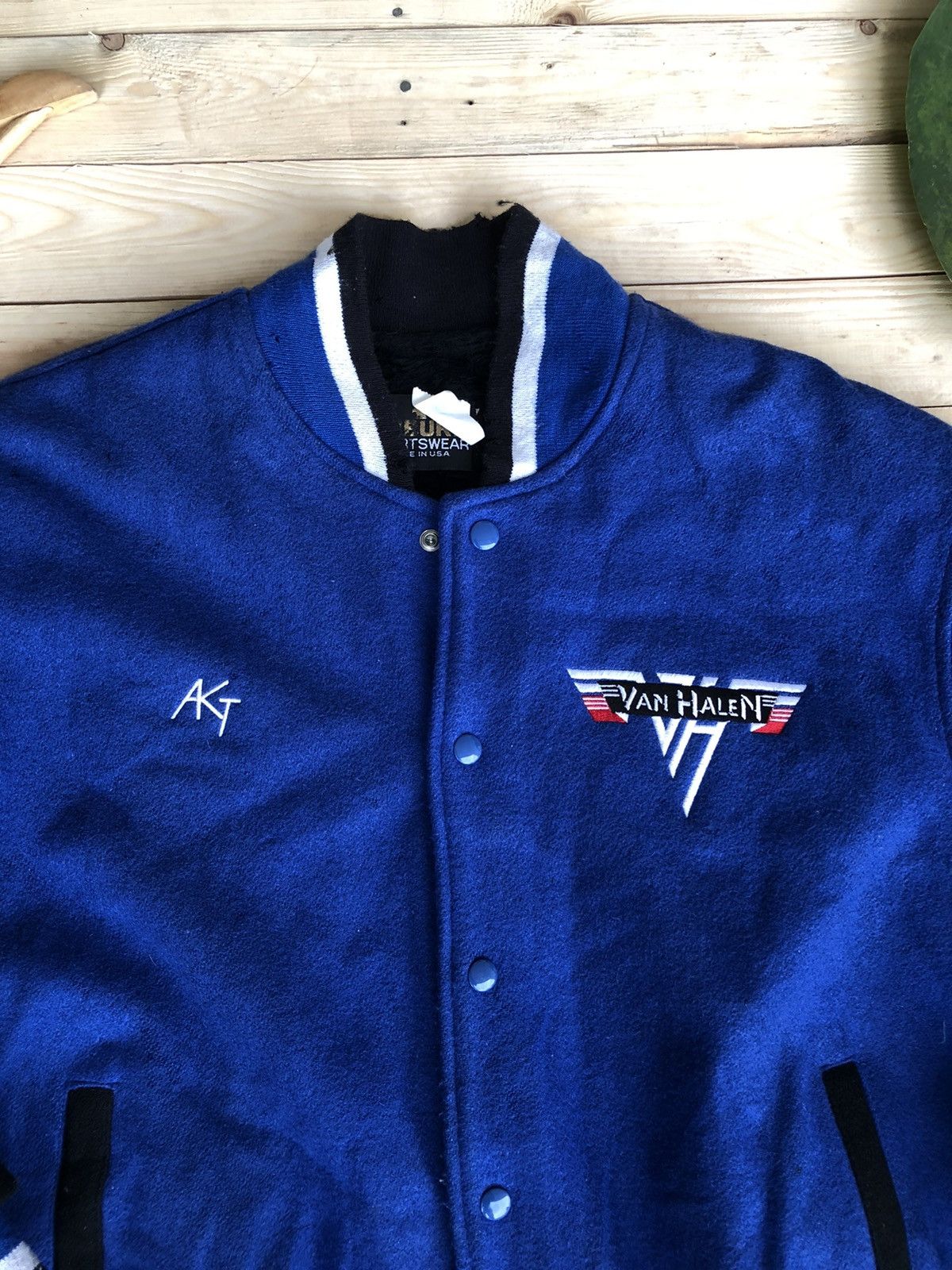 Auburn Sportswear × Rock Band × Varsity Jacket Band Van Halen varsity ...