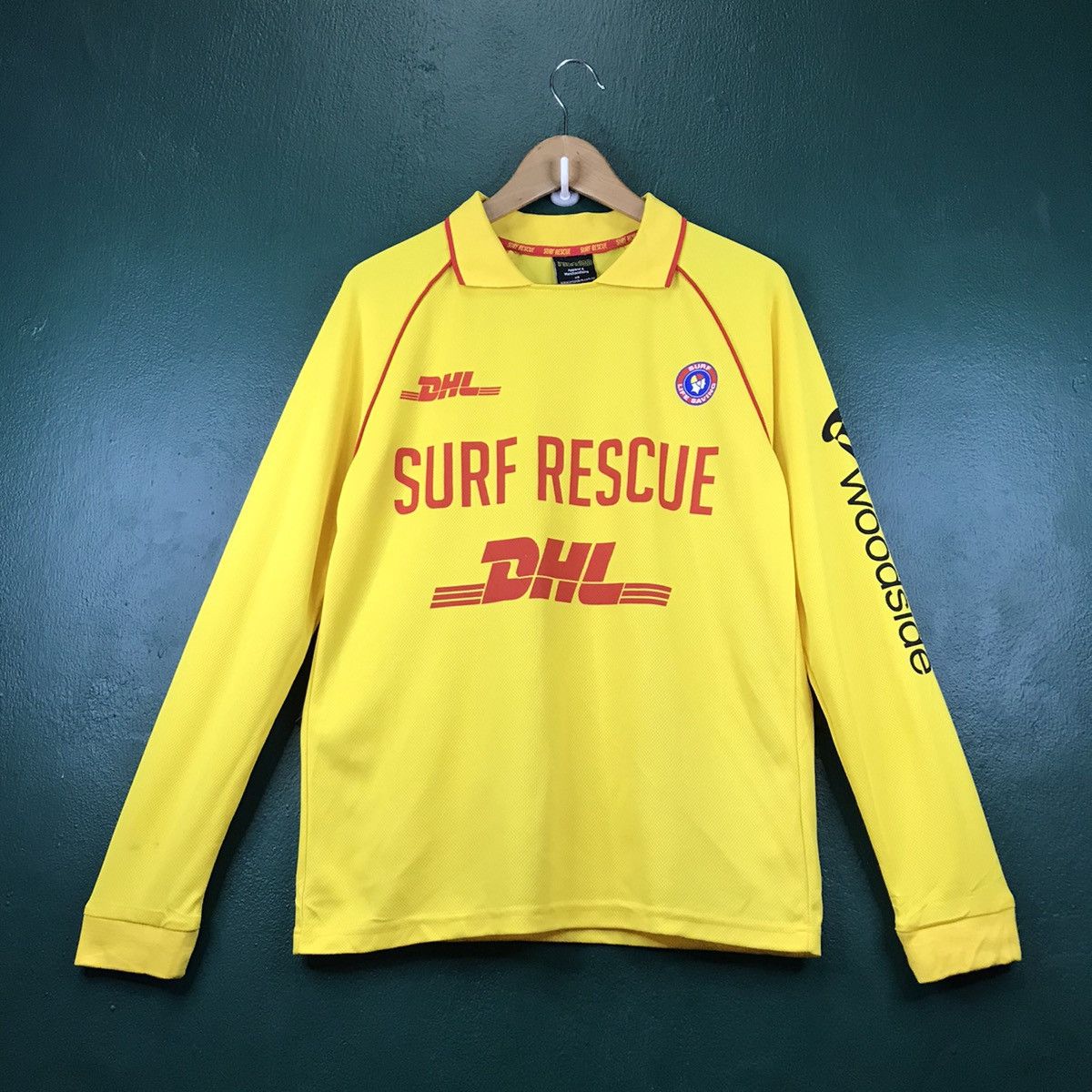 DHL DHL SURF RESCUE LIFE SAVING LONG SLEEVE T-SHIRT | Grailed