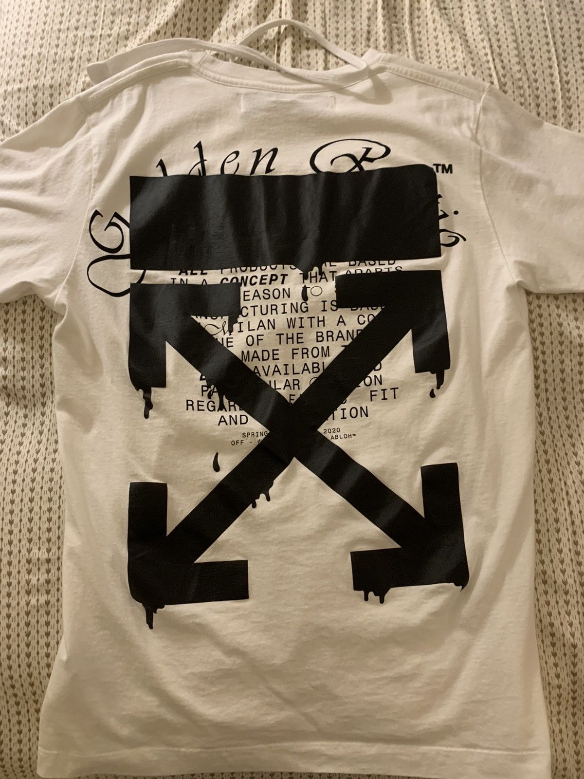 Off-White Dripping Arrows tee | Grailed