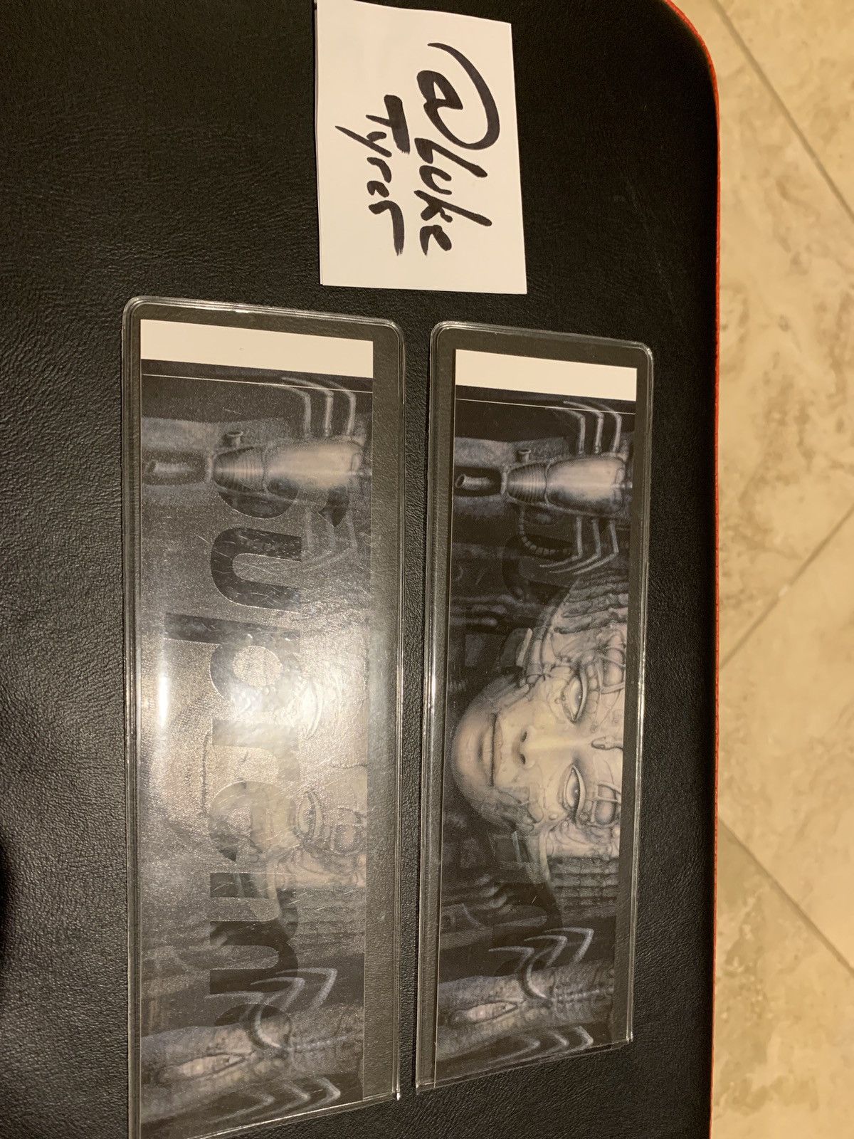 Supreme FW14 Supreme H.R Giger Box Logo Sticker 2014 | Grailed