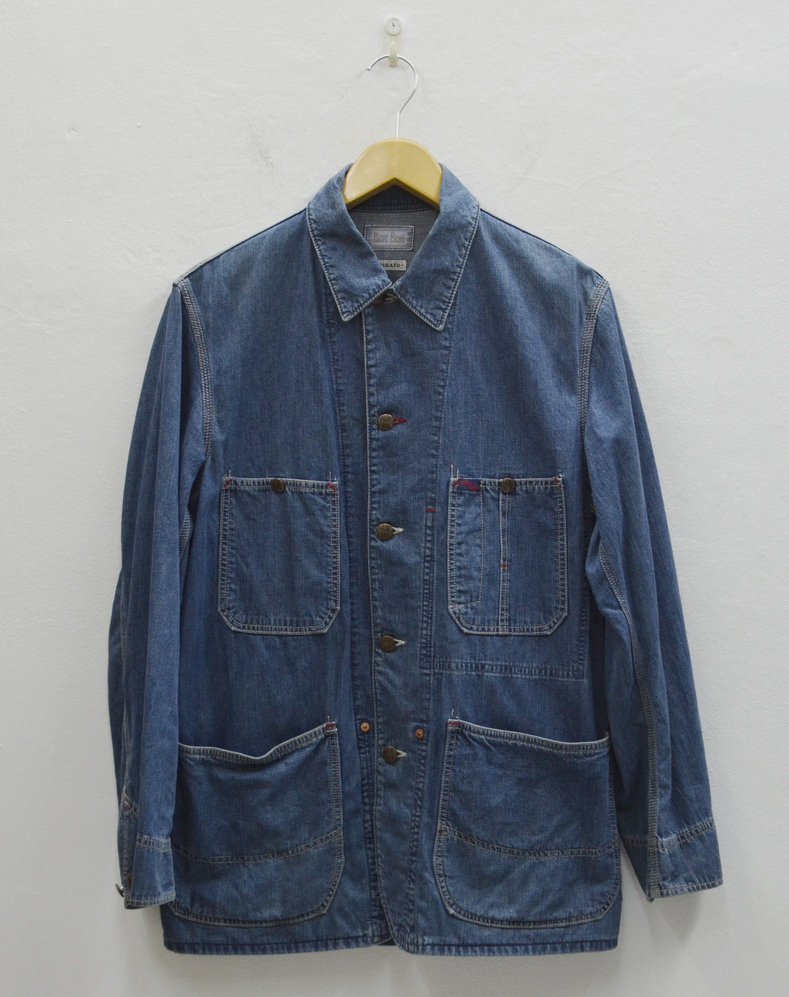 Blue Blue Japan Arigato by Blue Blue Japan Denim Chore Jacket Made In ...