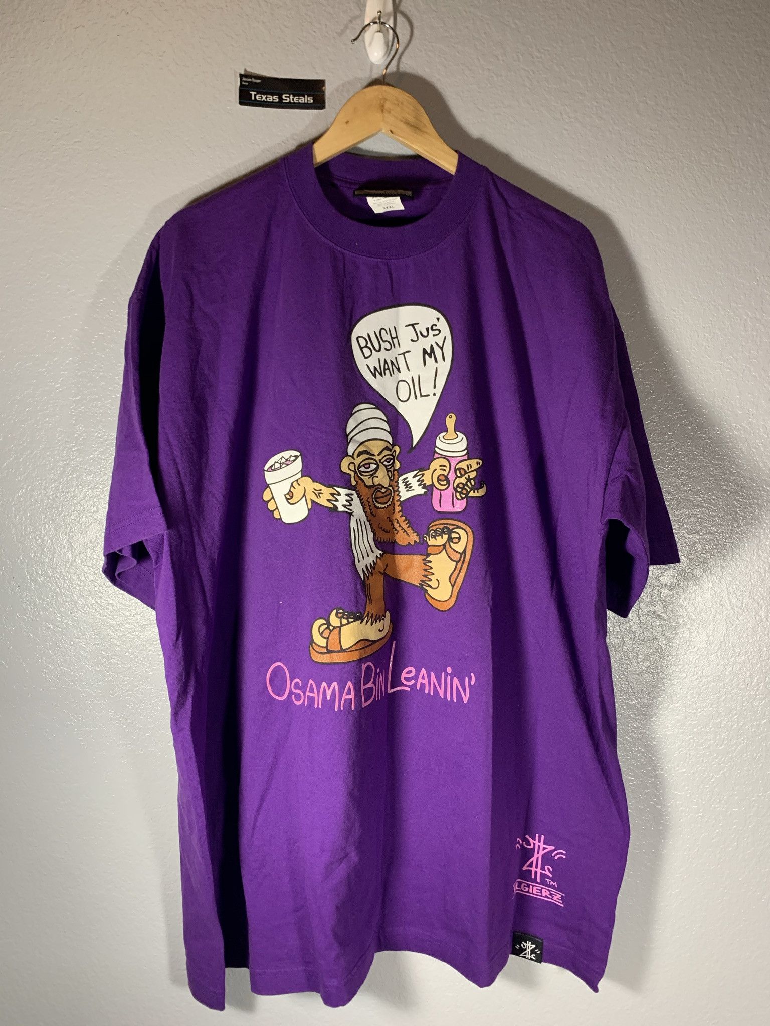 Other Osama Bin Leanin Mike D Algierz Artist Rapper Lean Shirt | Grailed