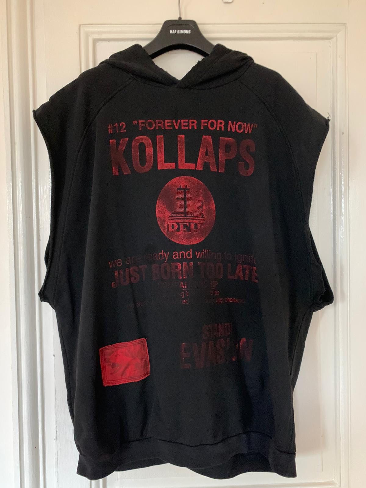 Raf Simons Kollaps Hoodie | Grailed