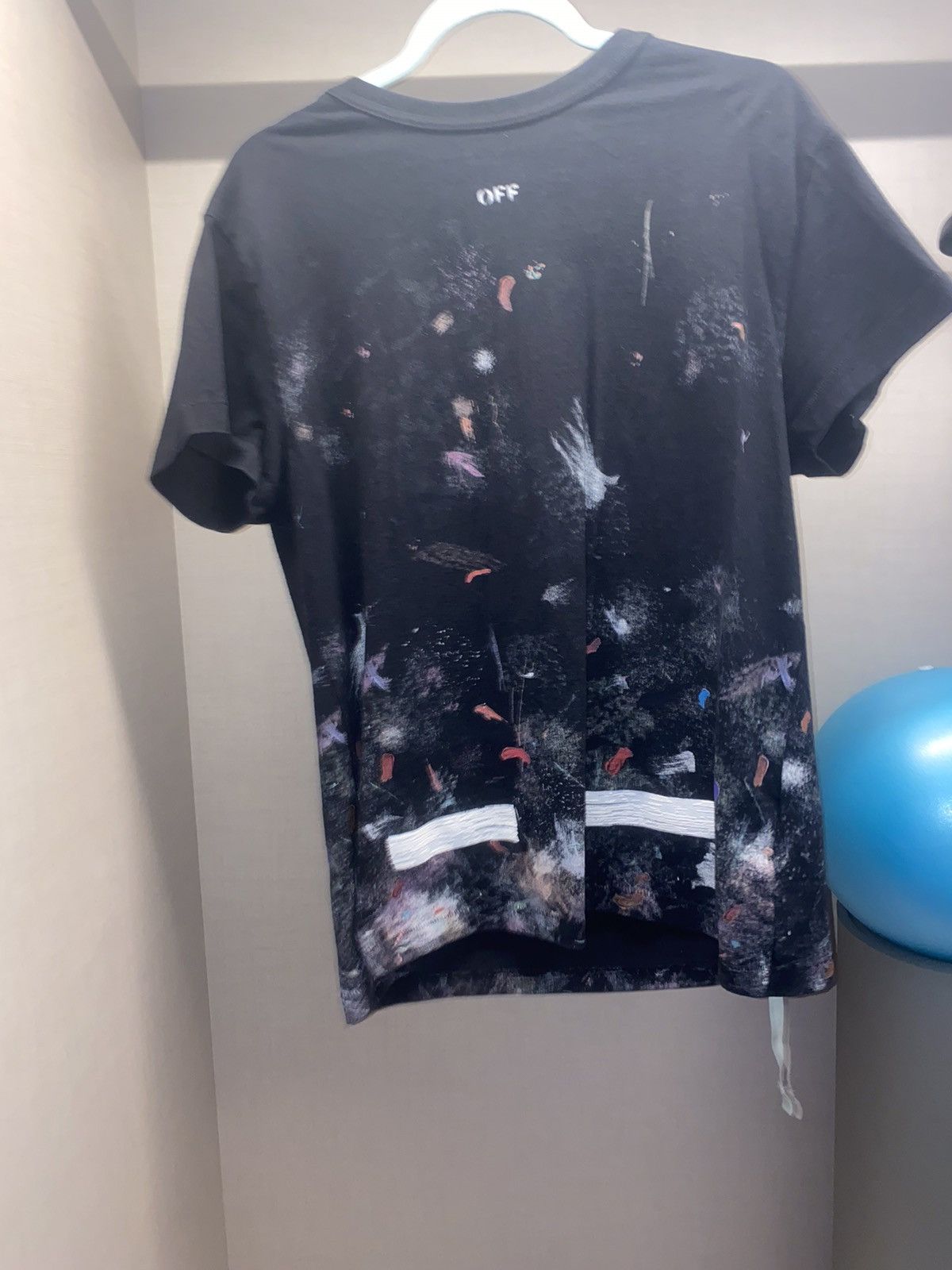 Off-White Off White Galaxy Brushed Tee "Seeing Things" | Grailed