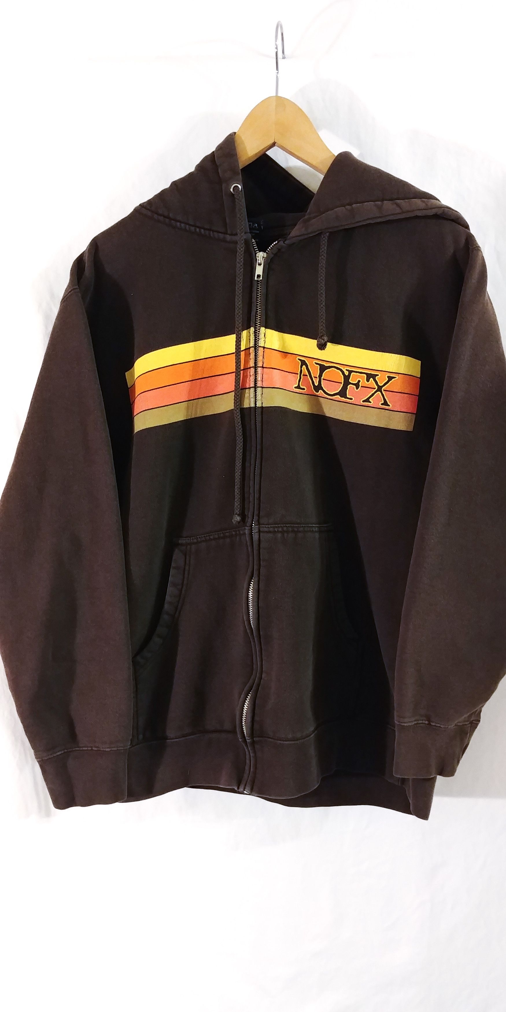 Band Tees × Vintage Vintage NOFX Official Zip Hoodie | Grailed