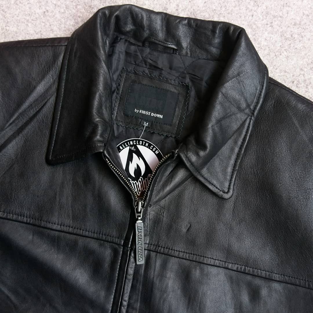 Leather Jacket × Sheepskin Coat × Vintage BXBK by First Down | Grailed