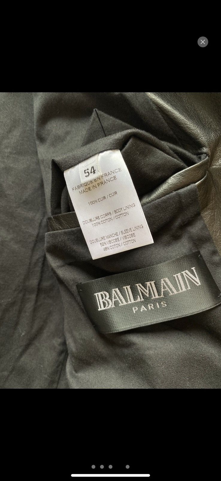 Balmain Balmain Decarnin Leather Jacket | Grailed