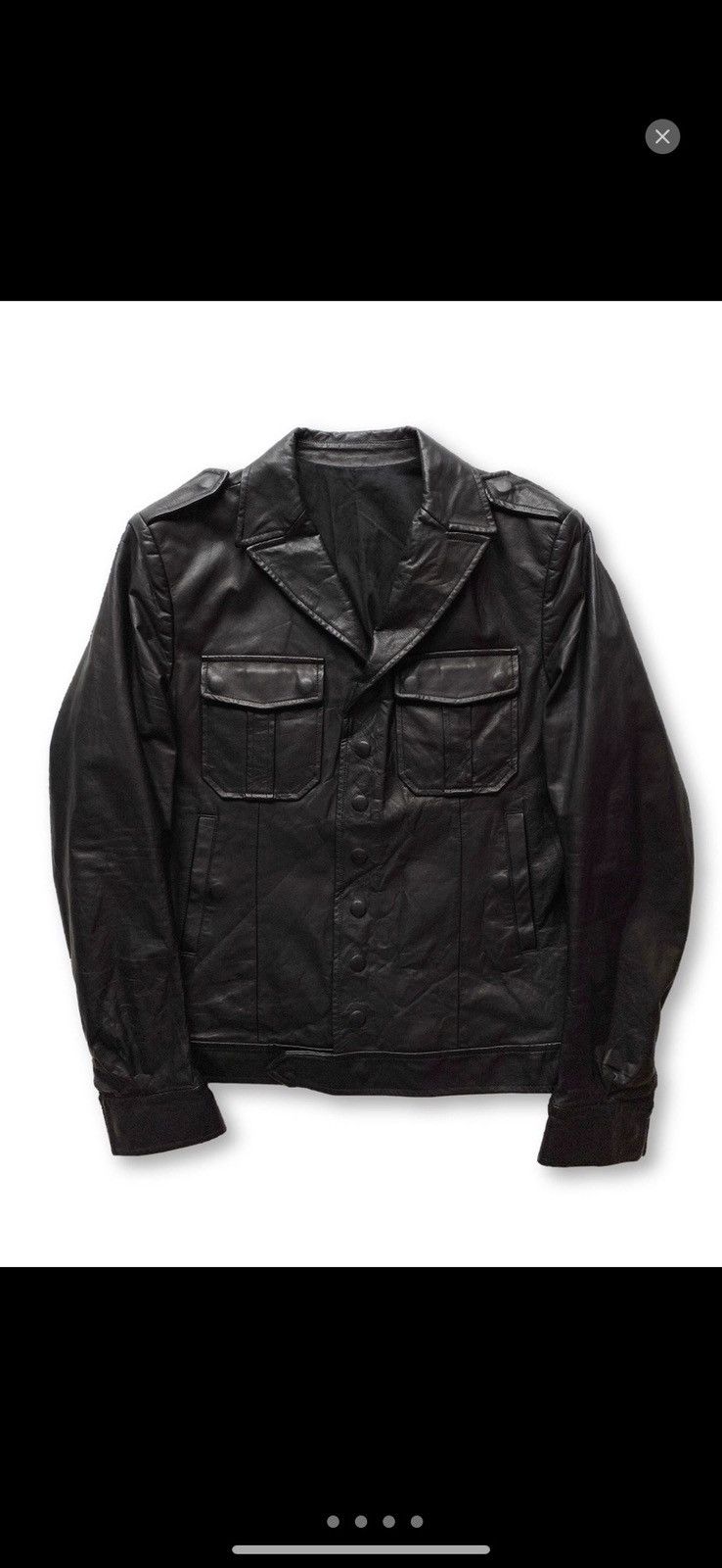 Balmain Balmain Decarnin Leather Jacket | Grailed
