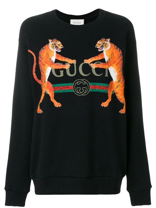 Gucci Gucci Tiger Logo Crewneck | Grailed