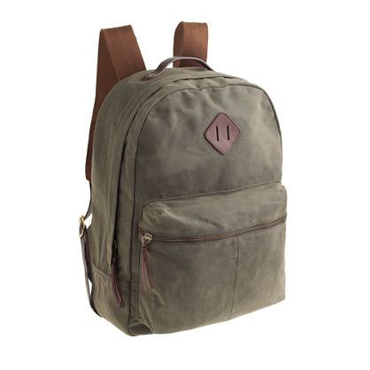J.Crew Waxed Canvas Abingdon Backpack | Grailed