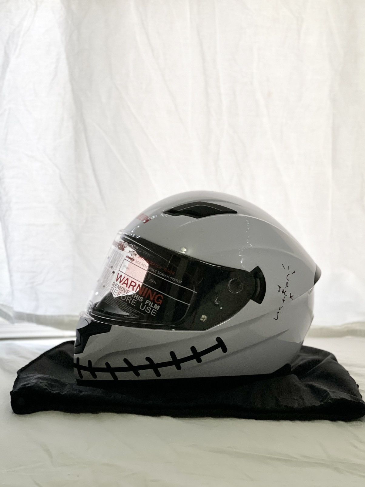 Travis Scott CACTUS JACK JACKBOYS RACING HELMET | Grailed