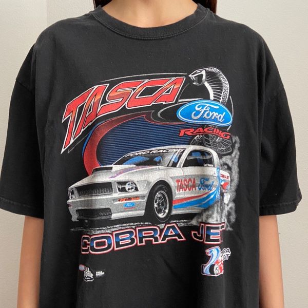 Vintage Vintage Tasca Ford Racing Graphics Black Tee Shirt | Grailed