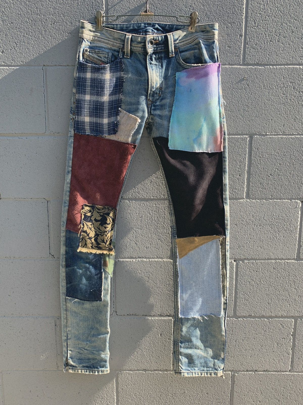 Diesel Reworked Patchwork Diesel Denim | Grailed