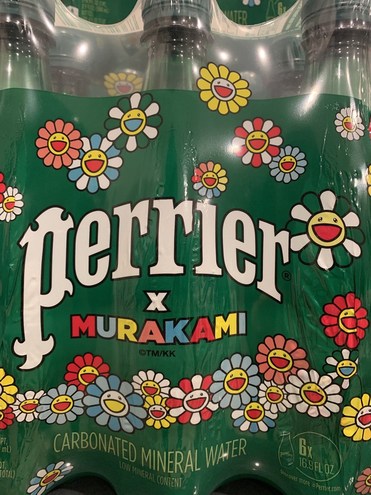 Takashi Murakami *Limited Edition* Perrier x Murakami Bottled Water 6 ...