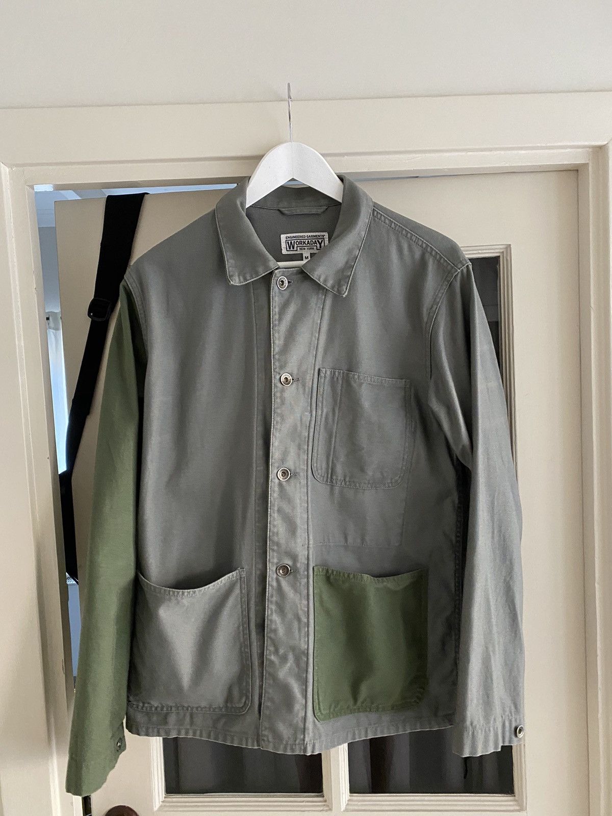 Engineered Garments EG Workaday Utility Jacket Green/Grey | Grailed