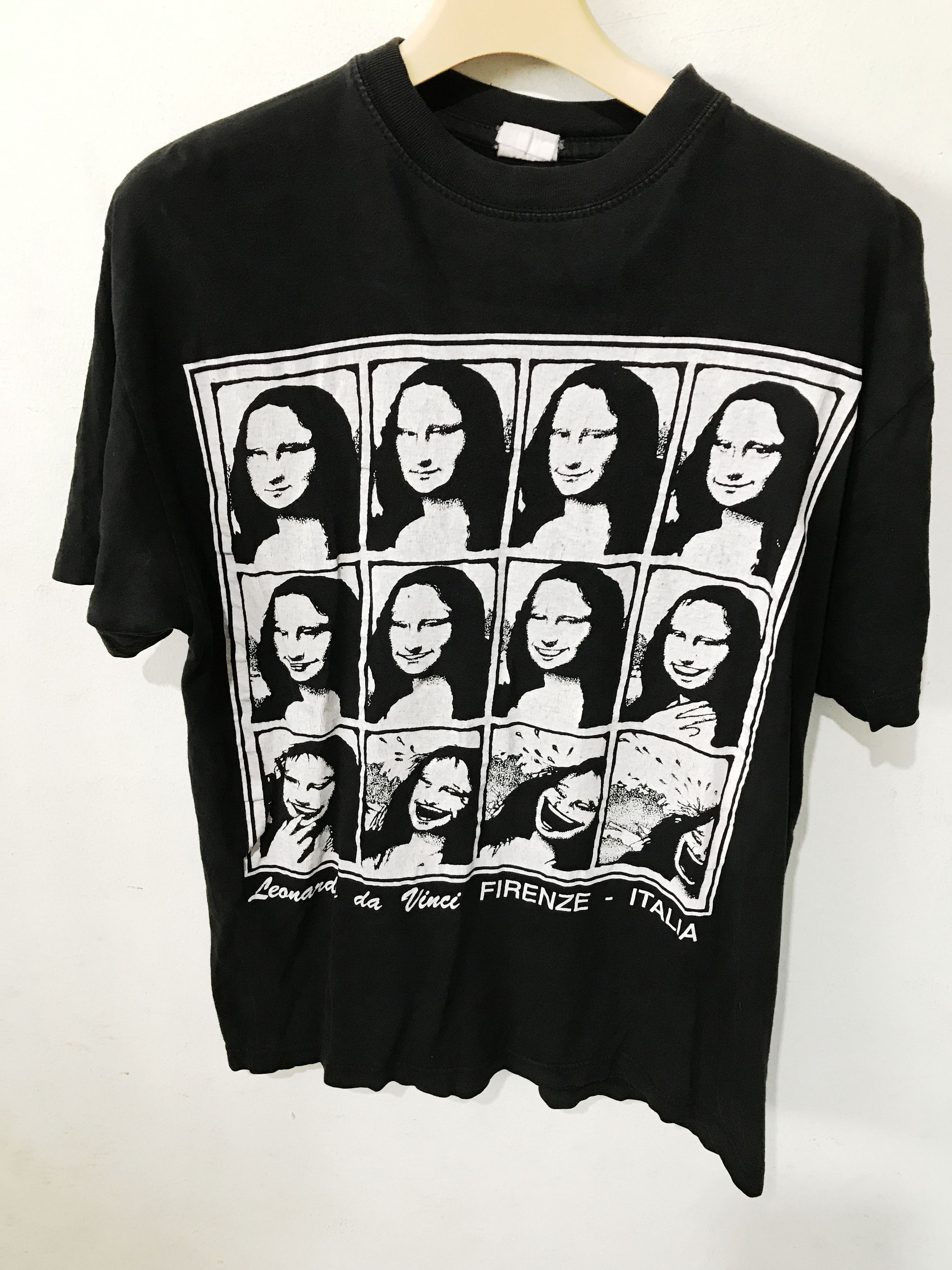 Art × Made In Usa × Vintage vintage 90s Laughing Mona Lisa Shirt | Grailed