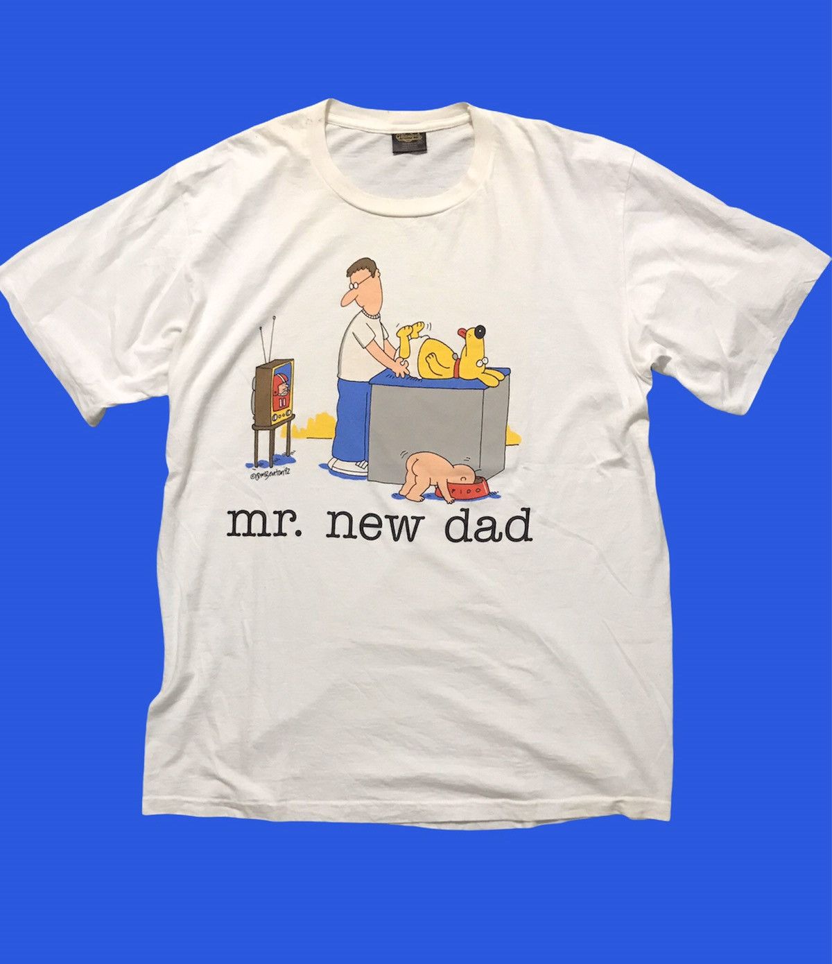 Made In Usa × Vintage Vintage 1998 Changes Fido Mr. New Dad Tshirt ...