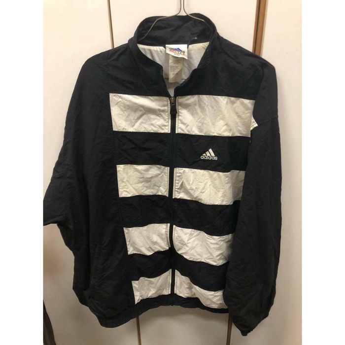 Adidas Vintage ADIDAS Windbreaker Jacket 3X RN#88387 CA#00411 | Grailed