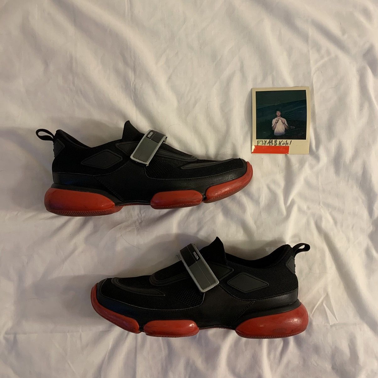 Prada Prada cloud burst strap sneaker | Grailed