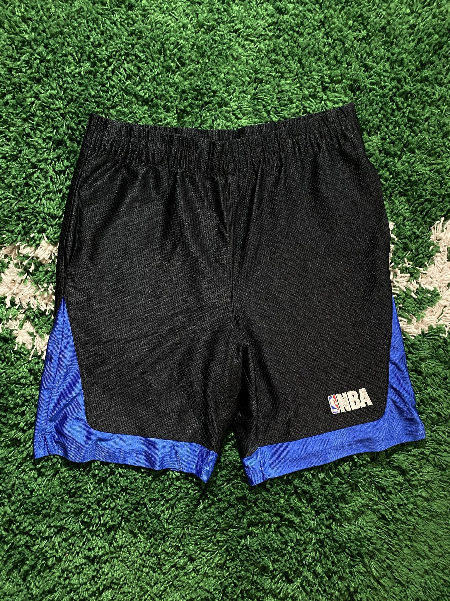 NBA × Vintage 2000's NBA Elevation Blue Black Basketball Shorts | Grailed
