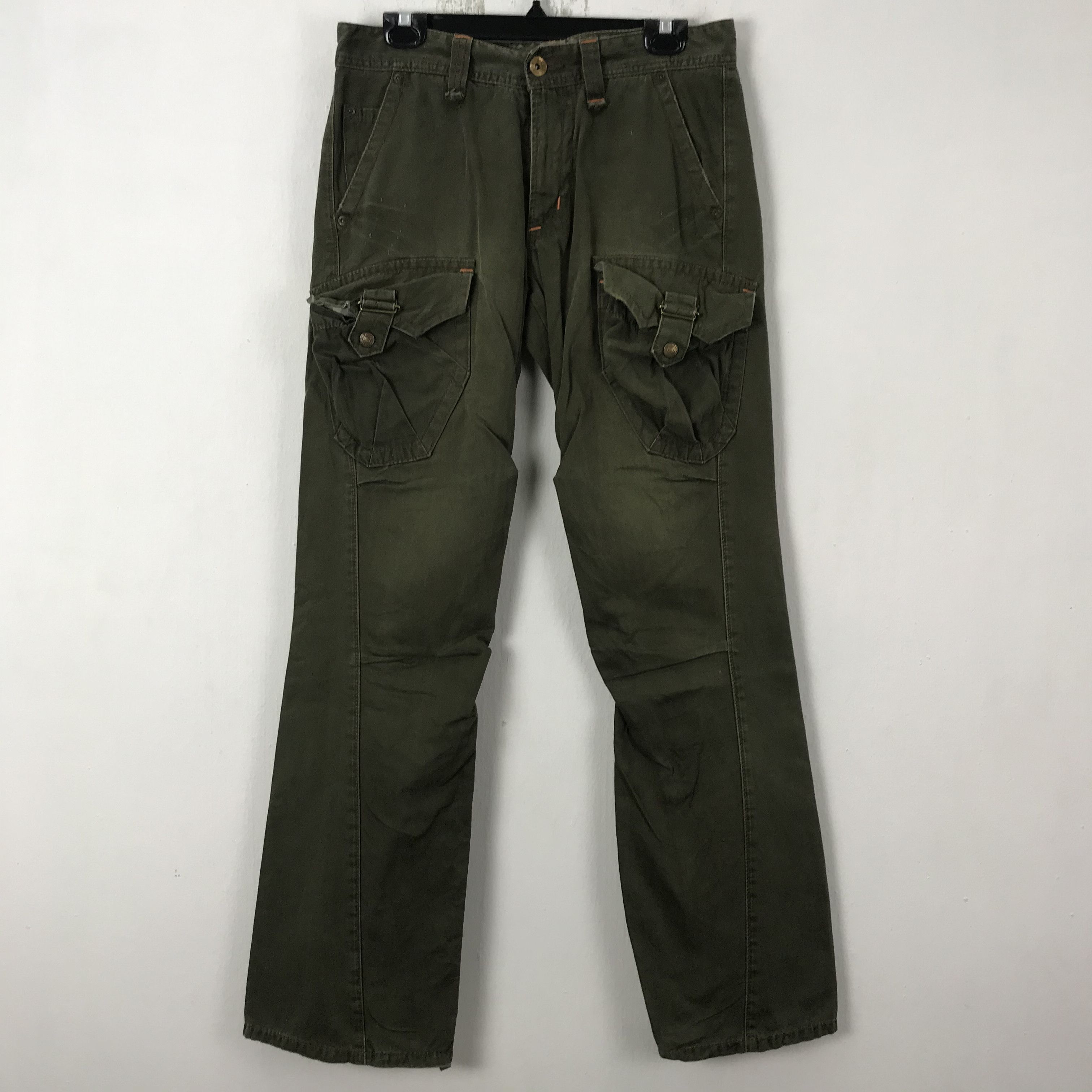 Edwin 505 khaki edwin miltary tactical cargo pants | Grailed