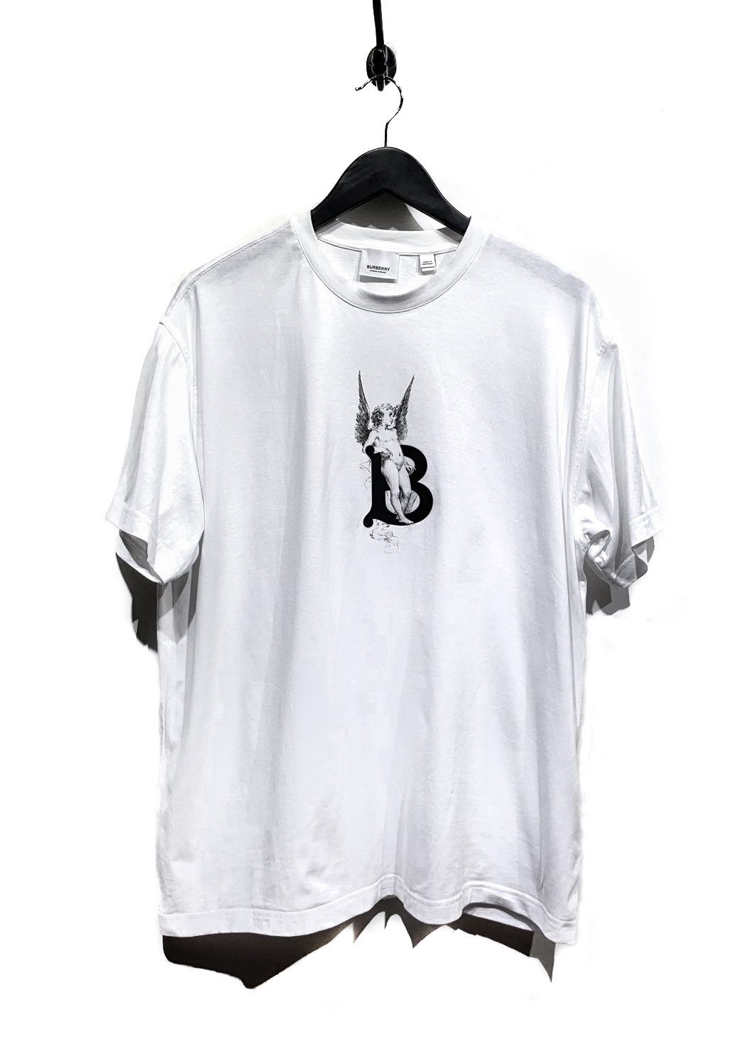 Burberry Burberry White Angel Print B Logo T-shirt | Grailed