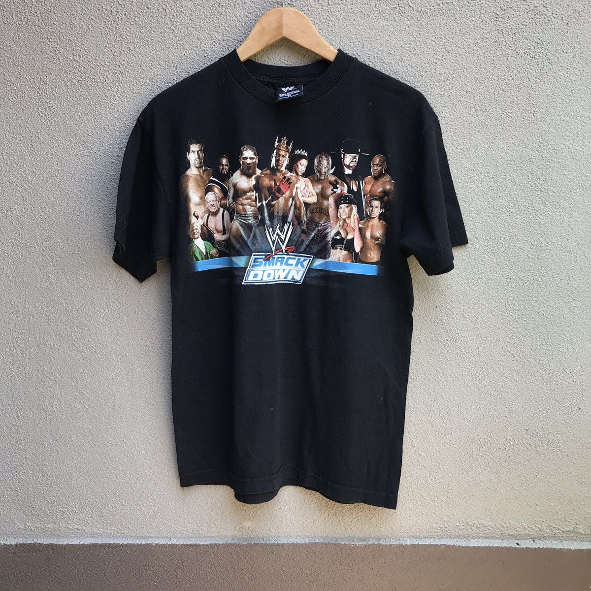 Vintage × Wwe × Wwf Vintage WWF Wrestling smackdown tee all stars ...