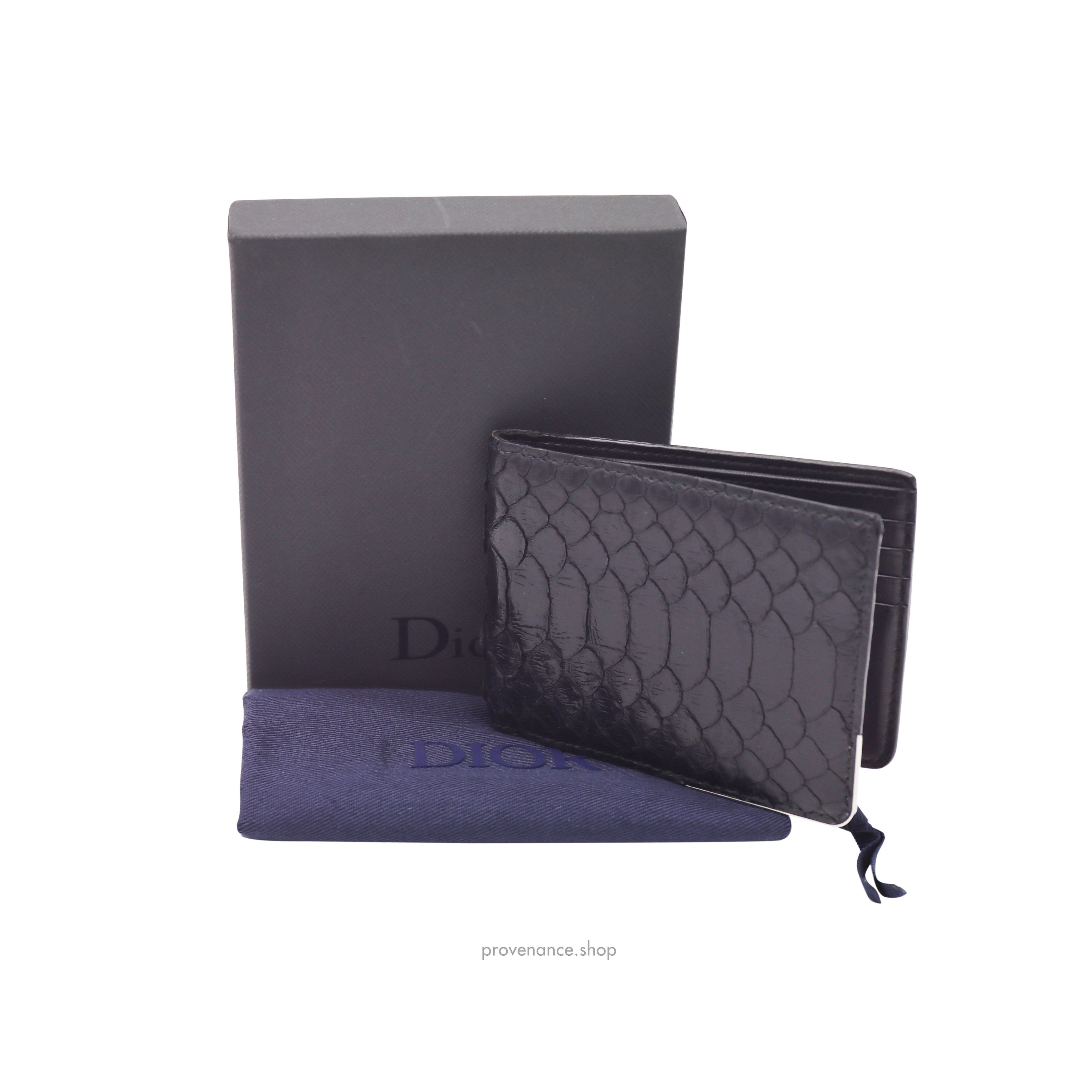 Dior 🔴 Dior Homme Python Wallet - Black | Grailed