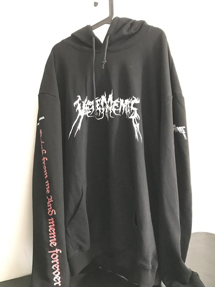 Vetememes Vetememes Death Metal Hoodie (Based on Vetements Total ...